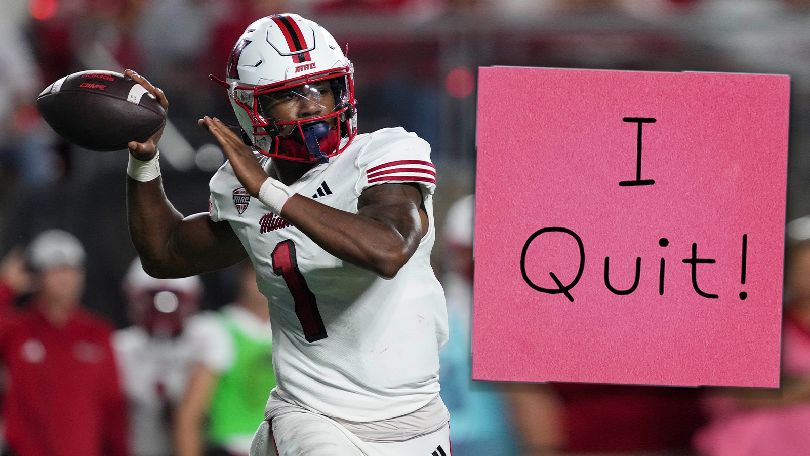 Miami Quarterback Suddenly Quits On His Team After Seven Years