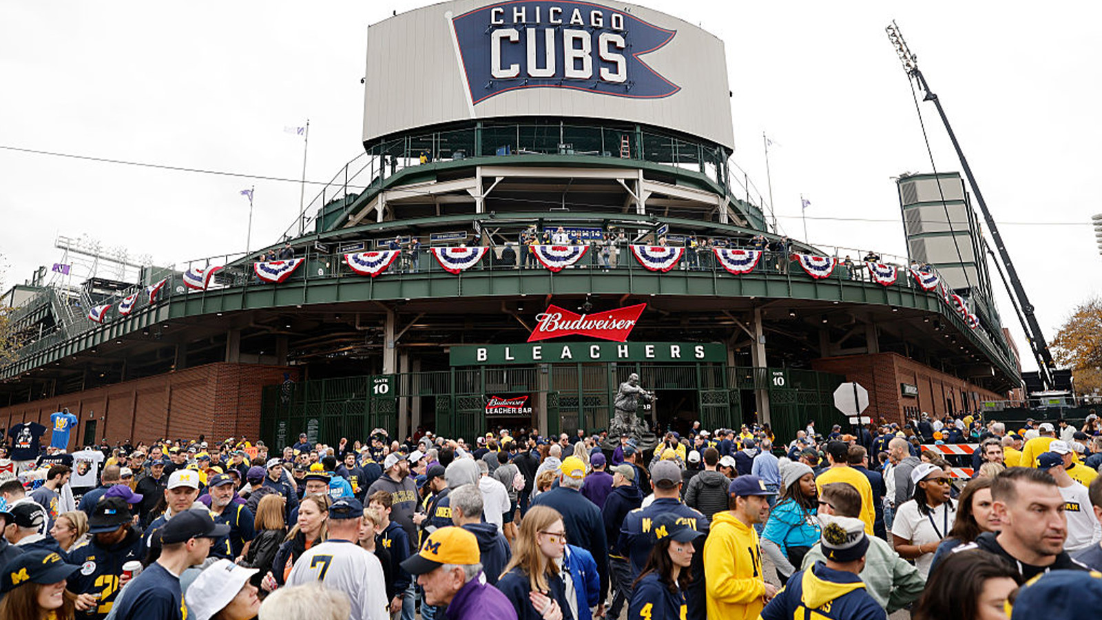 Wrigley Field Presents Safety Concern For Michigan Fan Takeover