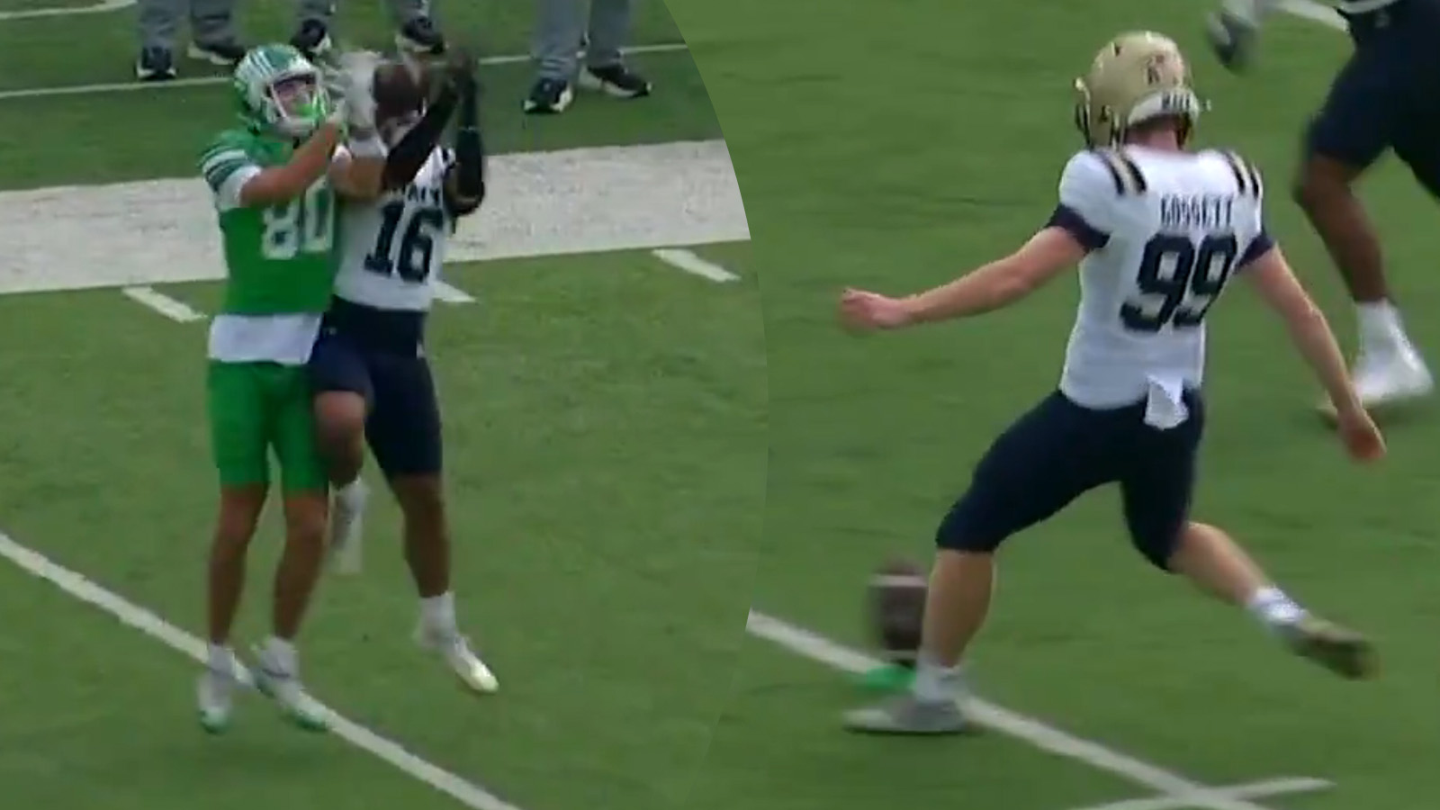 North Texas Exploits NCAA Rulebook To Spoil Navy's Onside Kick