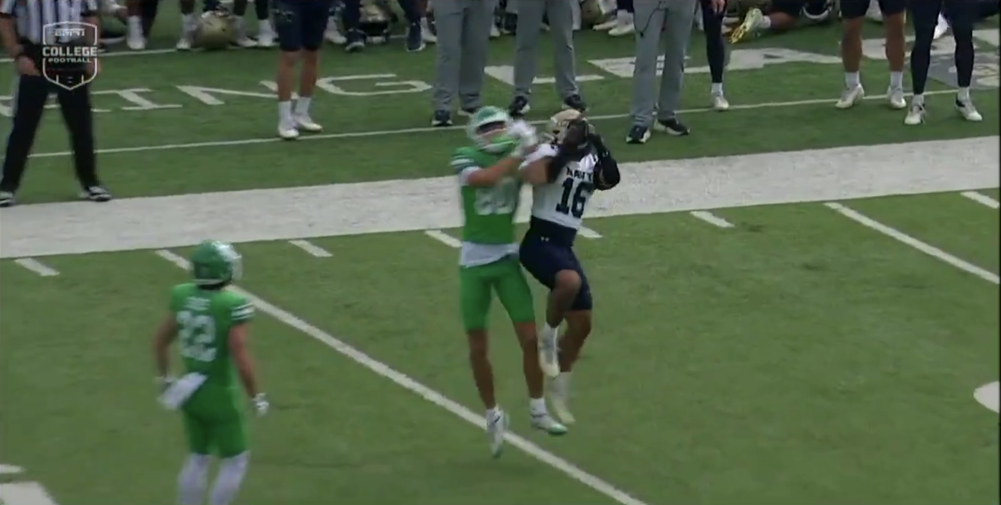 North Texas Exploits NCAA Rulebook To Spoil Navy's Onside Kick