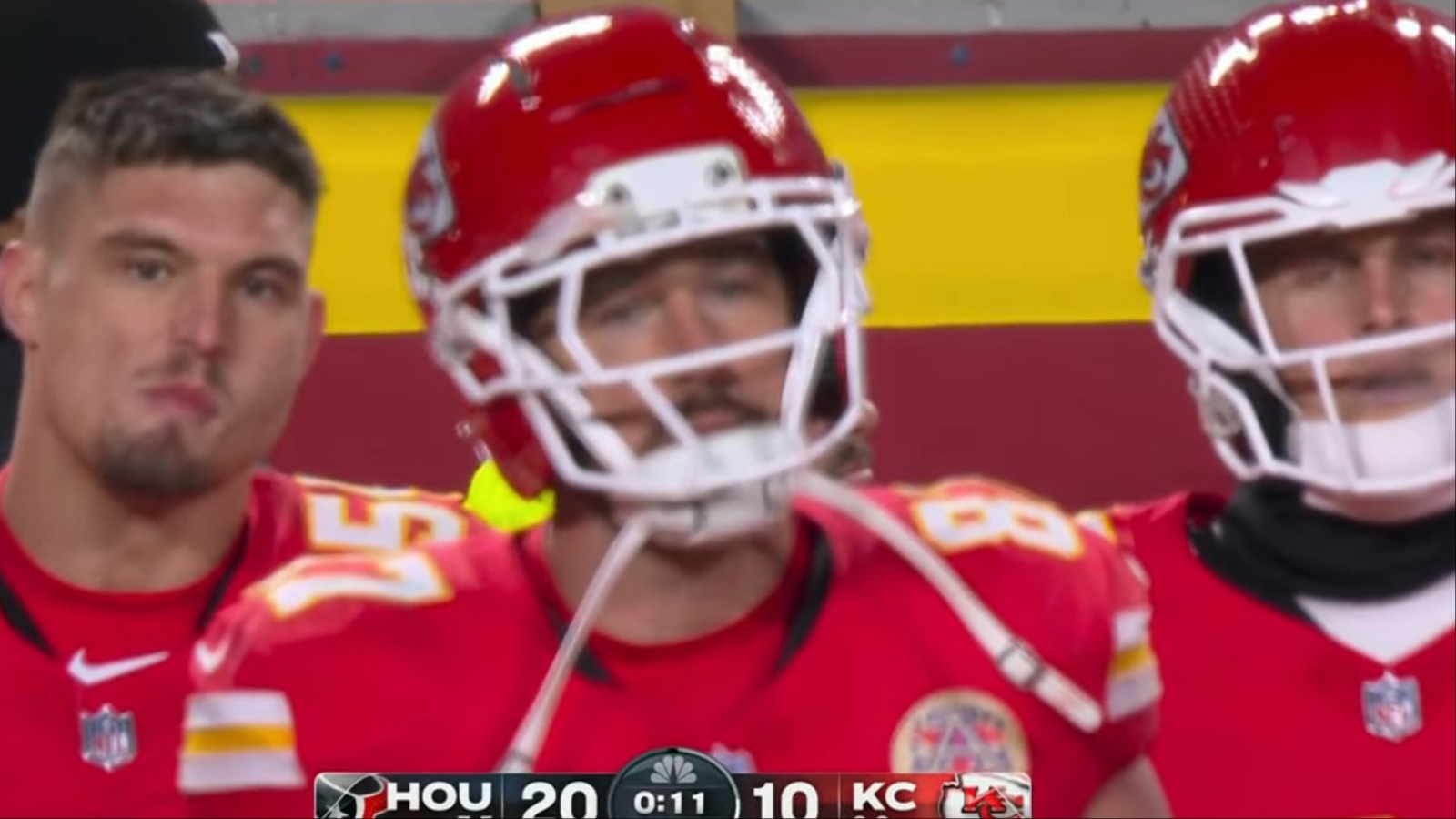Travis Kelce Looked Like He Was Ready To Cry After Dropping Ball Vs Texans