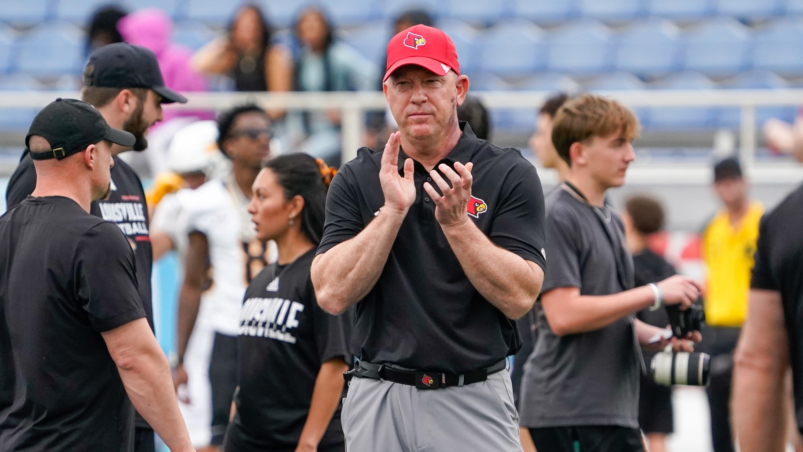 Jeff Brohm Won't Address Michigan Interest After Bowl Game Brawl