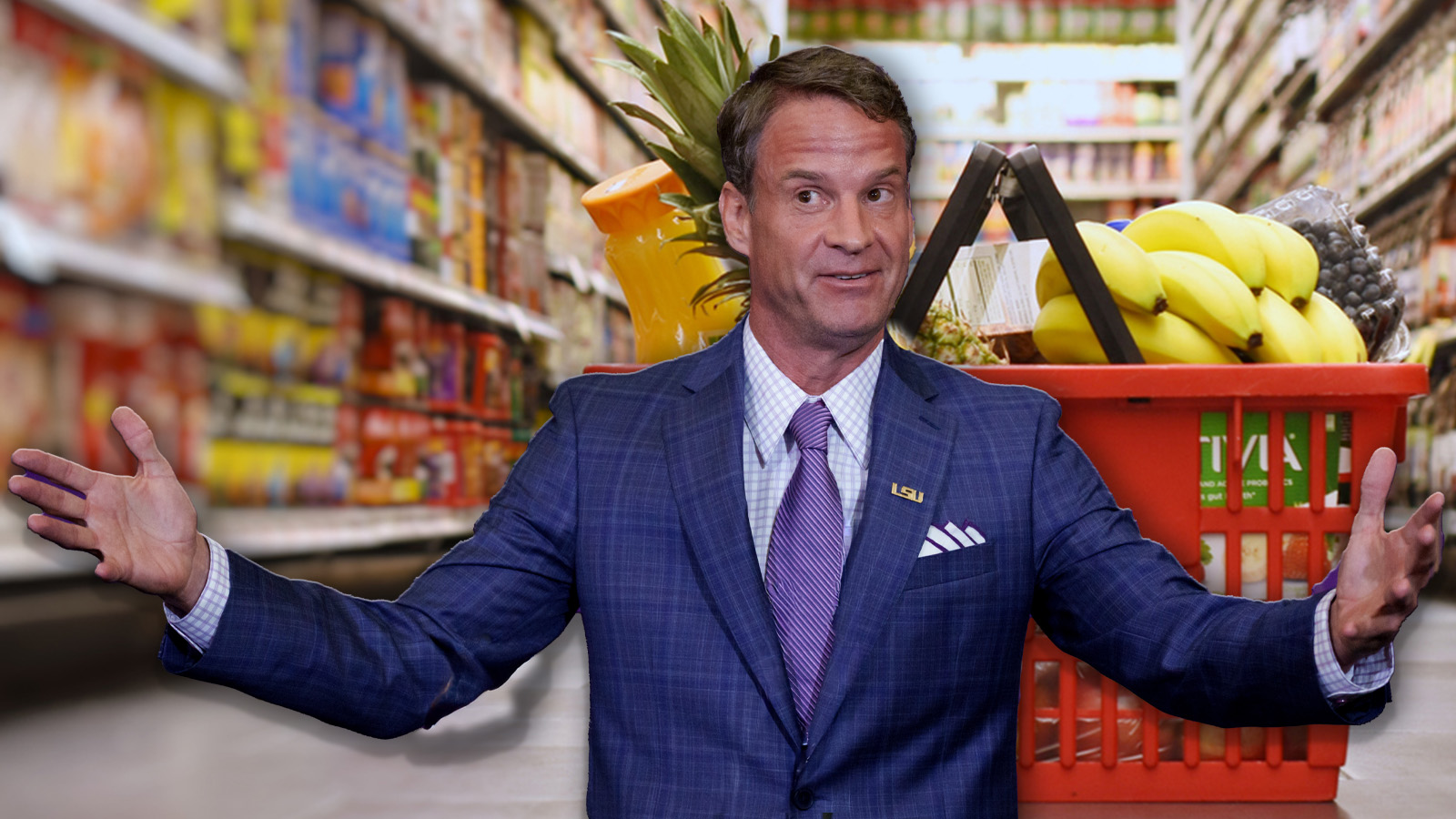 Lane Kiffin Stole Grocery Basket During First Solo Shopping Trip