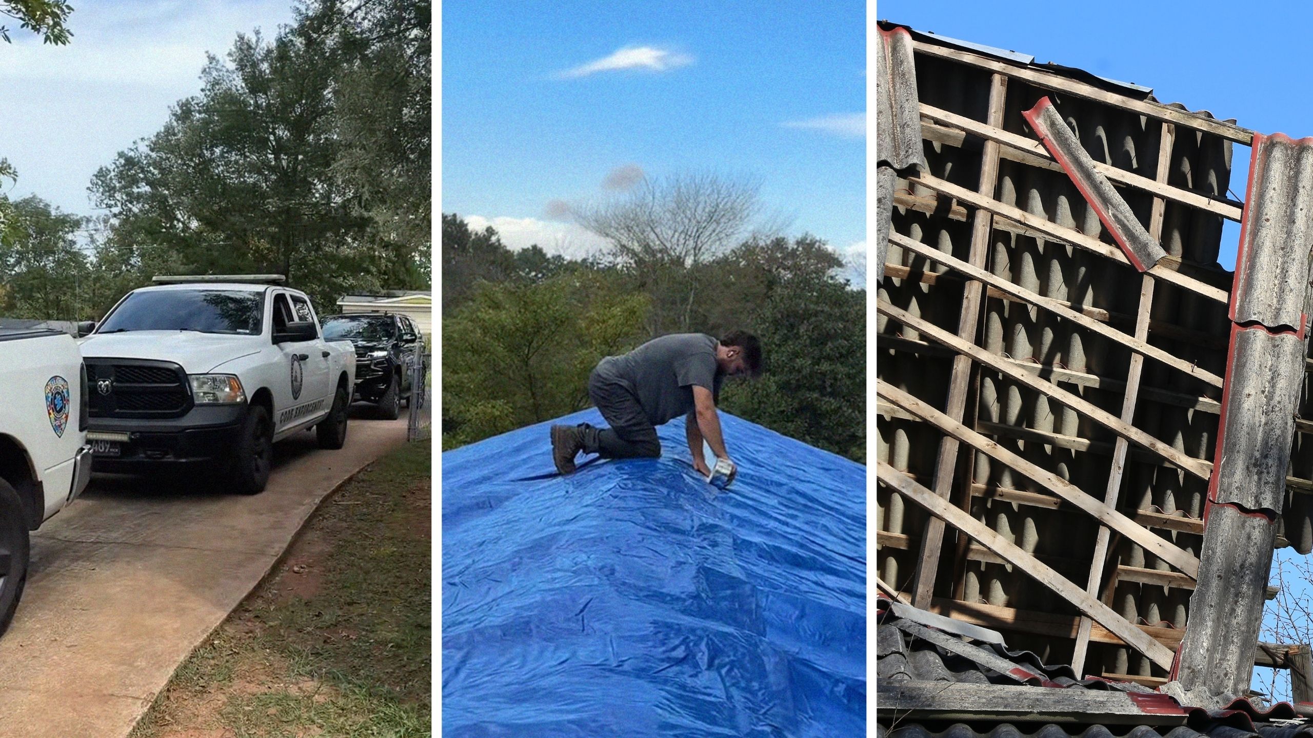 How Did This South Carolina Man's Roof Go Missing?