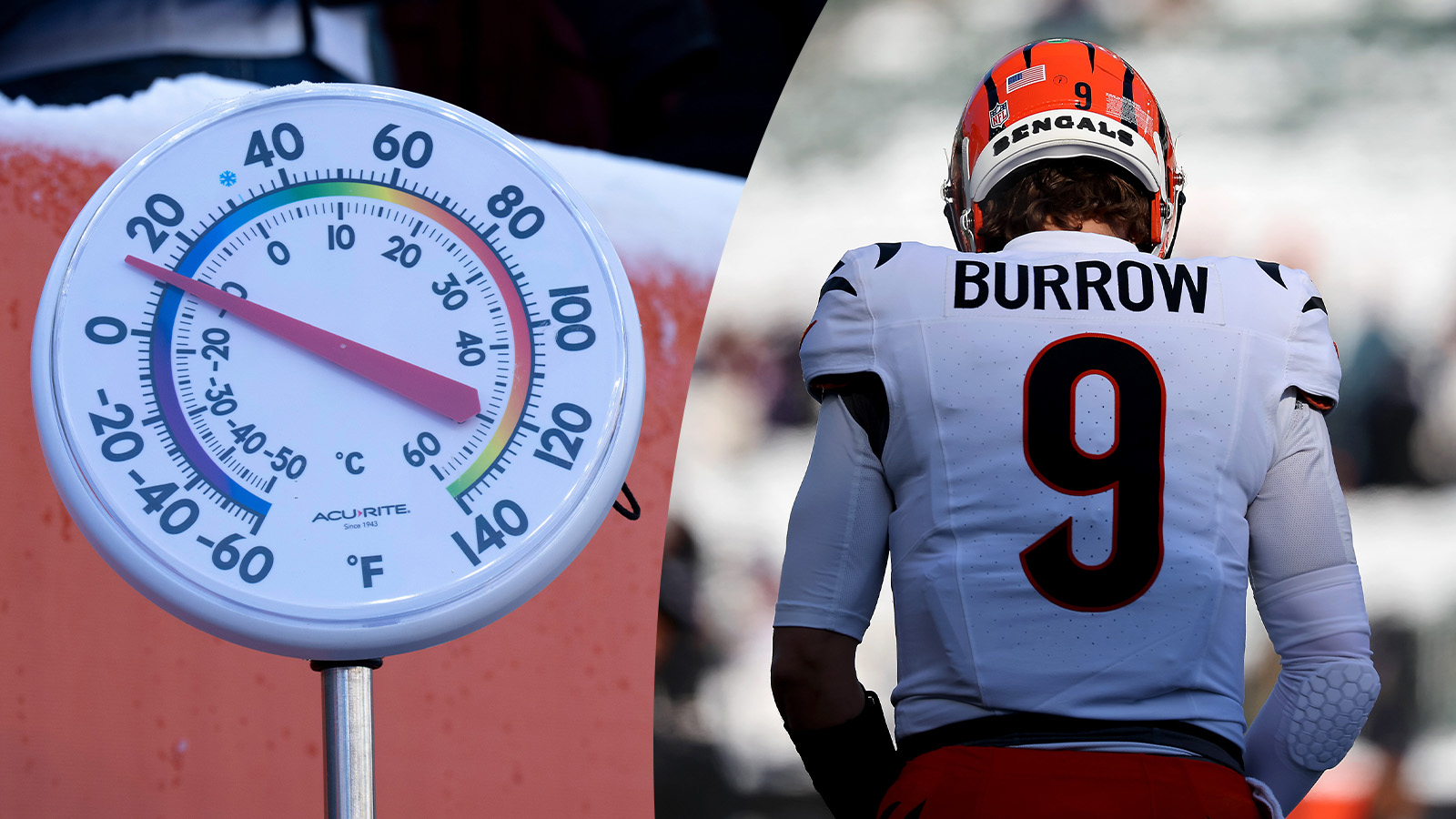 Cincinnati Bengals Play On Ice Field As Cold Weather Rocks NFL