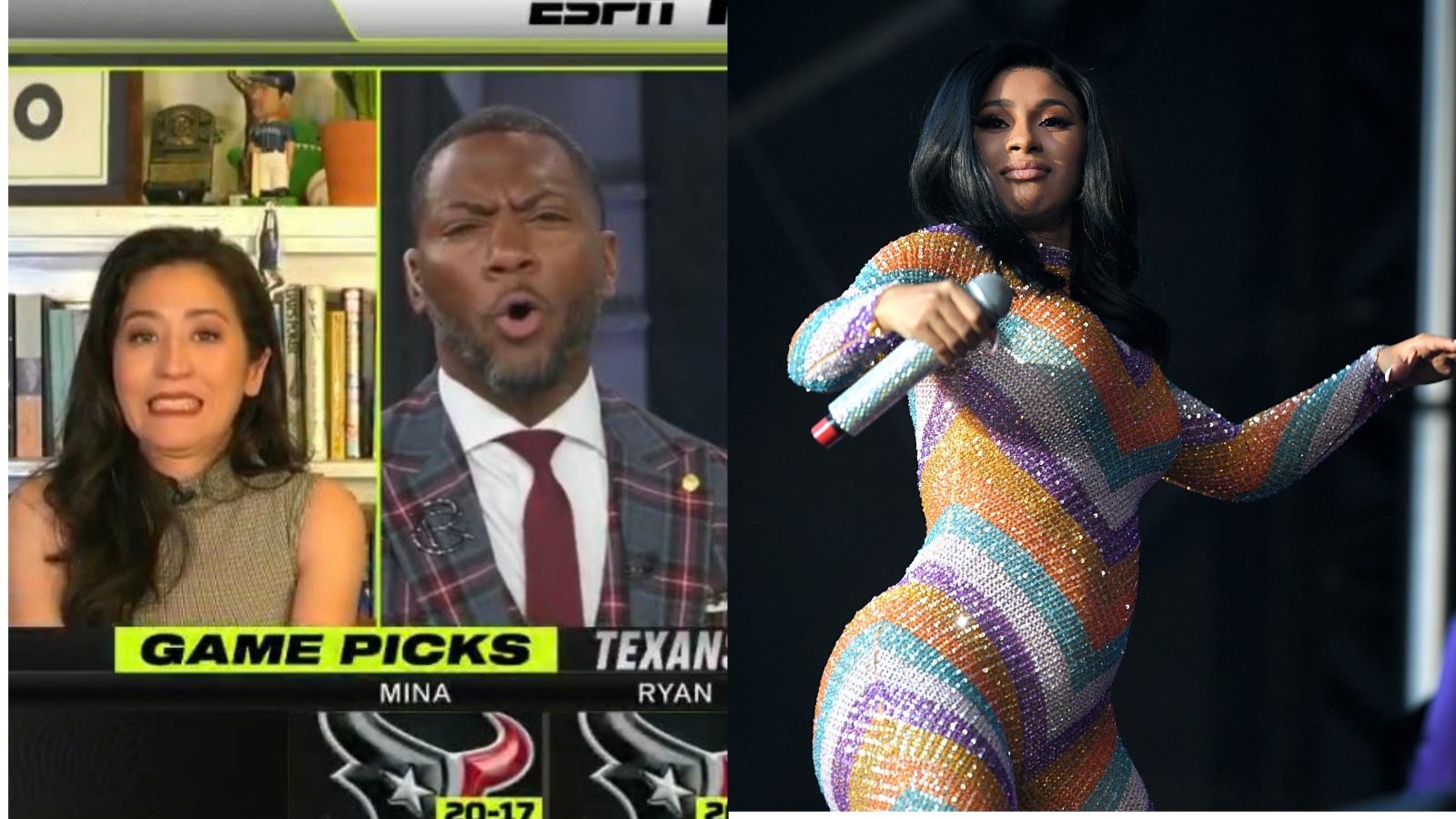 Cardi B Mocks ESPN NFL Analysts After Patriots Beat The Texans
