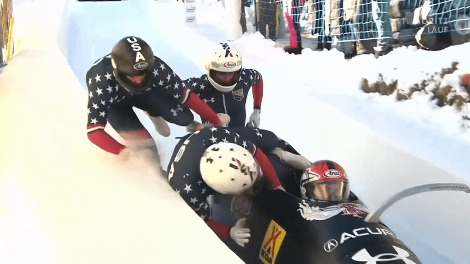 USA Bobsled Team Narrowly Avoids Disaster After Terrifying Crash