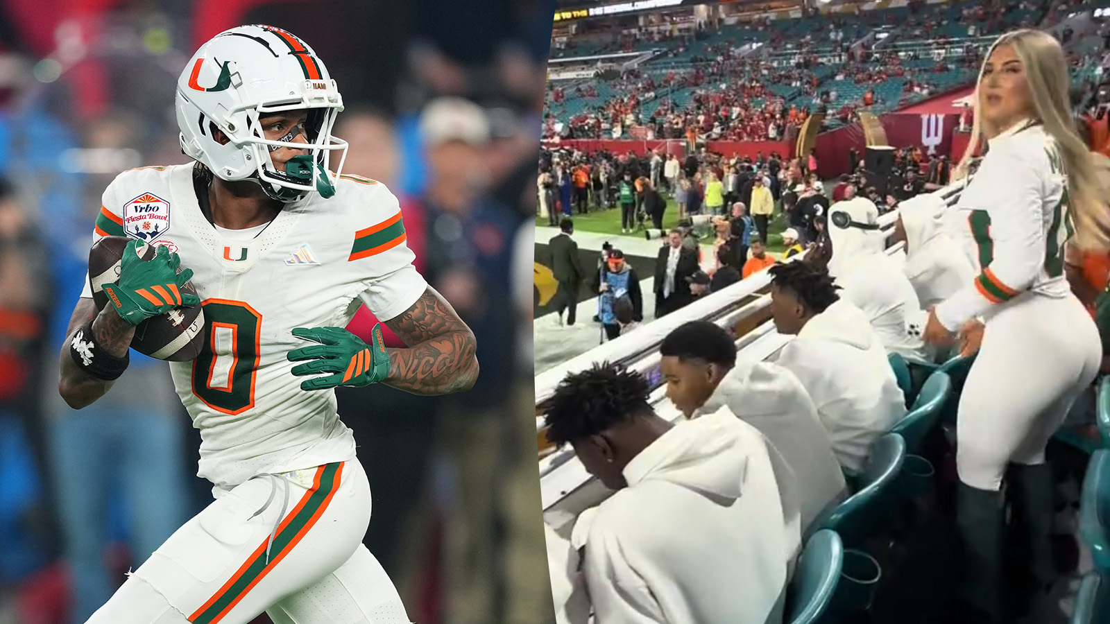 Miami Football Star’s Girlfriend Provokes Recruits in Viral Video