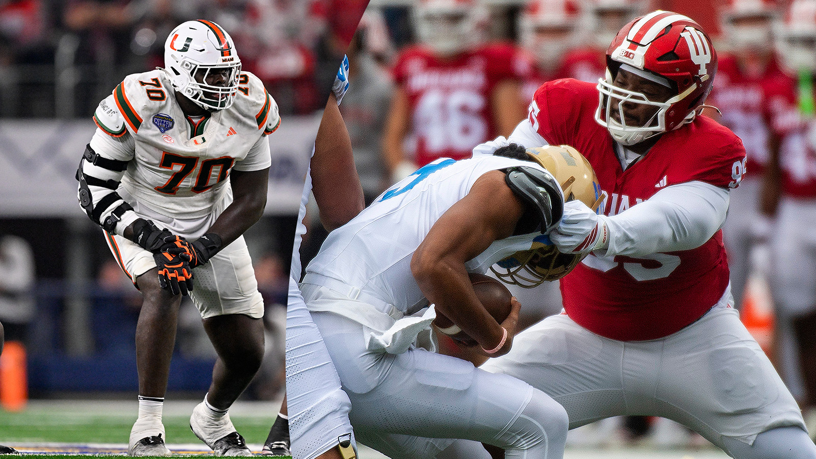 Miami's Offensive Line Completely Dwarfs Indiana's Defensive Line