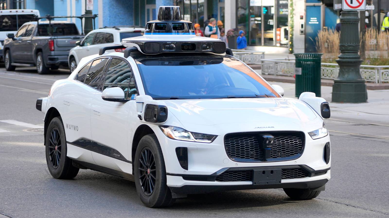 Phoenix Waymo Passenger Bails After Car Drives On Train Tracks