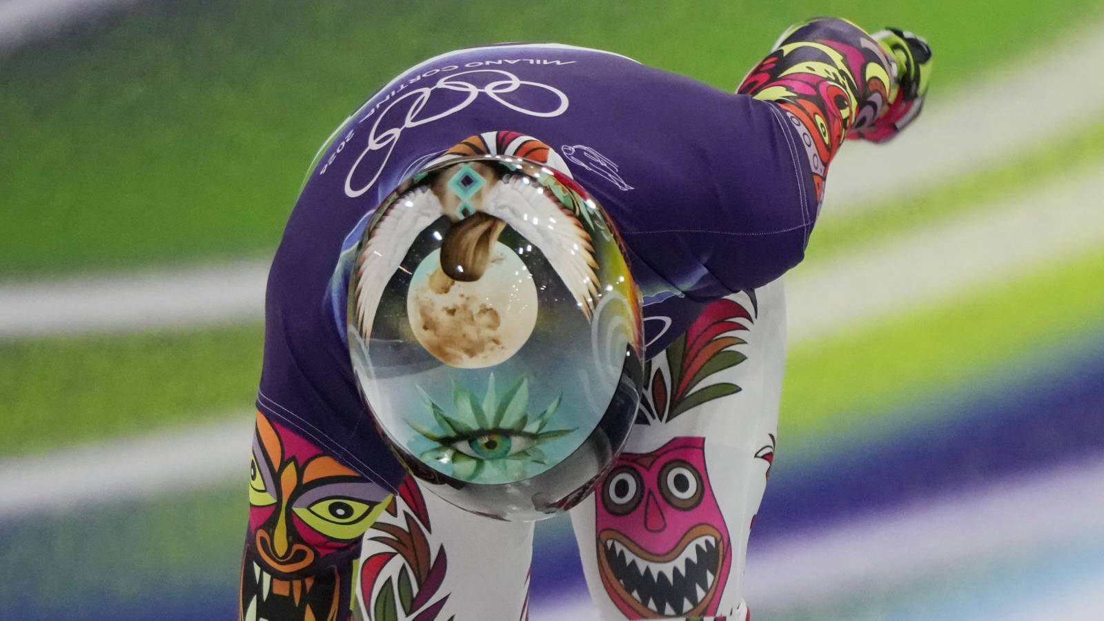 The 13 Coolest Skeleton Helmets At The 2026 Winter Olympics