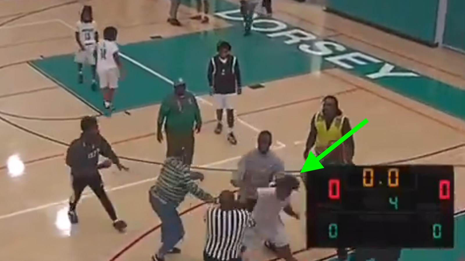 California High School Basketball Player Sucker Punches Referee