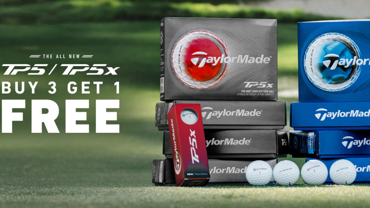TaylorMade Is Offering Buy 3, Get 1 Free On Golf Ball Packs For A ...