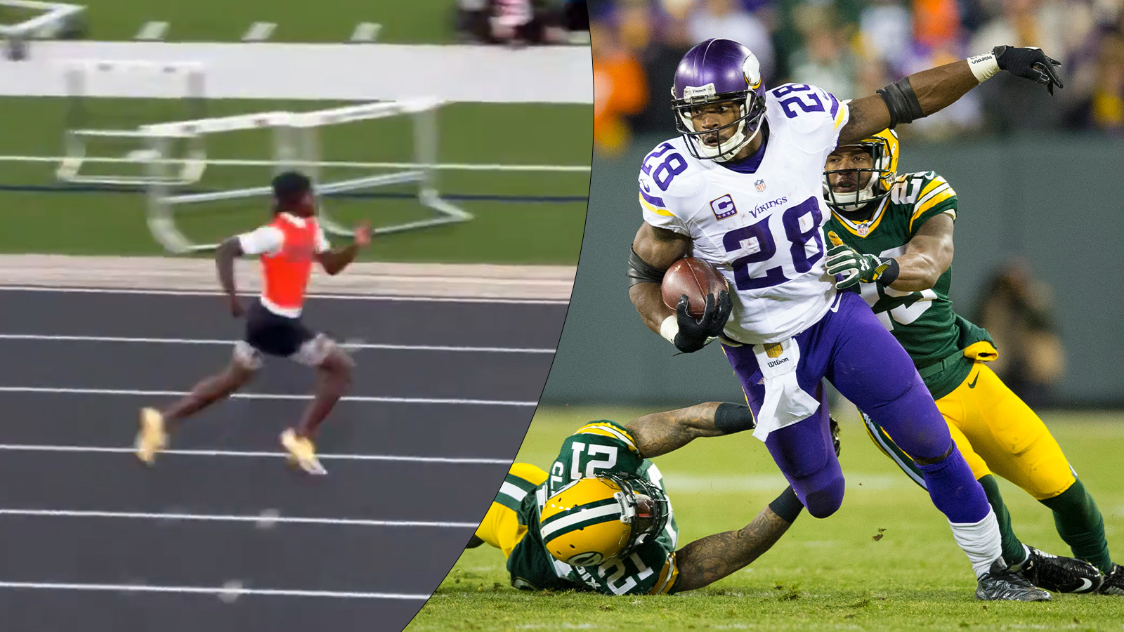 Adrian Peterson's 14-Year-Old Son Sets Blazing Fast Track Record