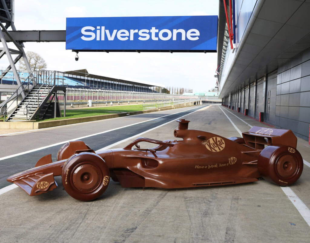 Why Did KitKat Create A Life-Size F1 Car Out Of Chocolate?