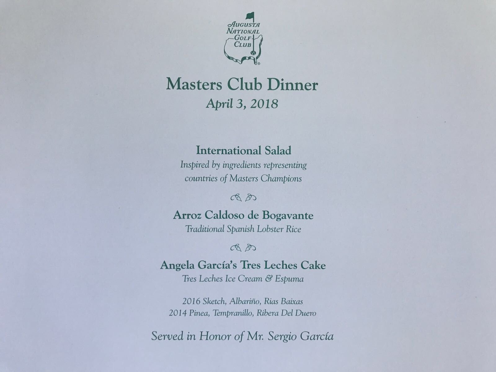 Ranking The Best Masters Champions Dinner Menus Since 2015