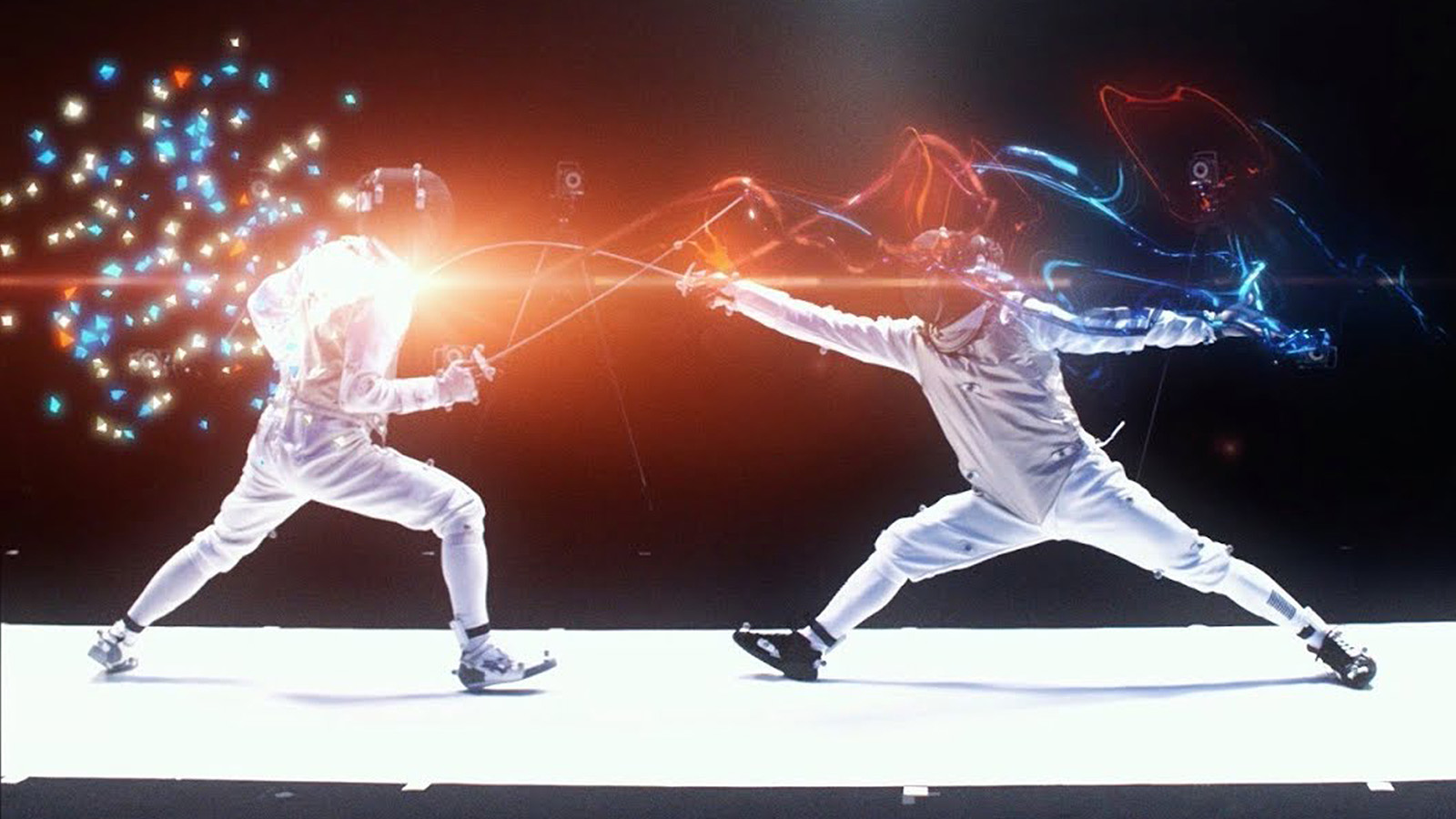 New Technology Makes Fencing Match Look Like Lightsaber Battle