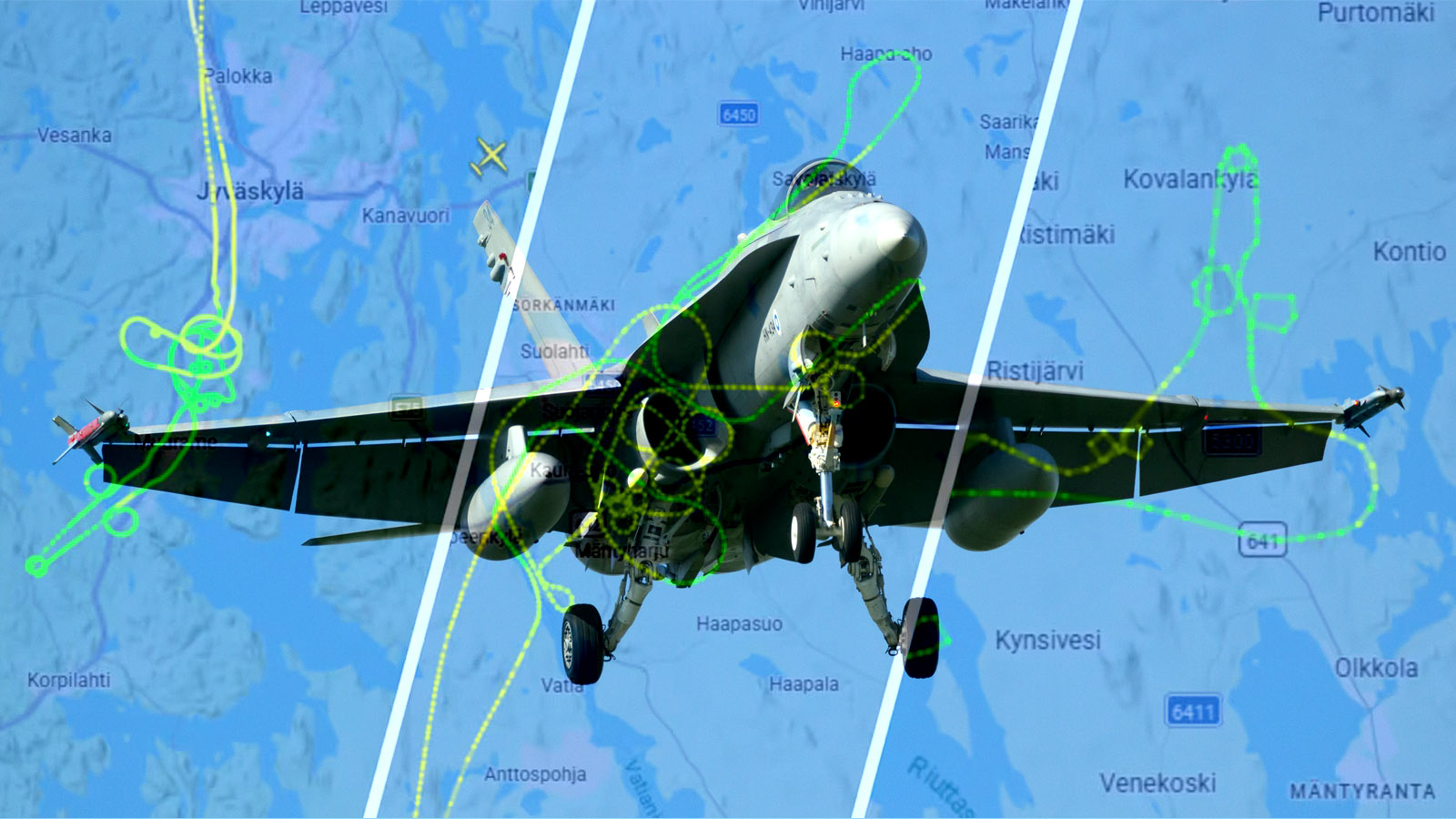 Finnish Air Force Pilots Drew Inappropriate Shapes In The Sky