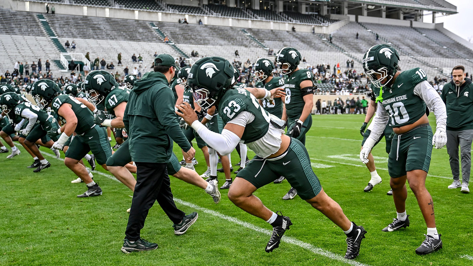Michigan's Spring Game Crowd Proves Michigan State Is Little Bro