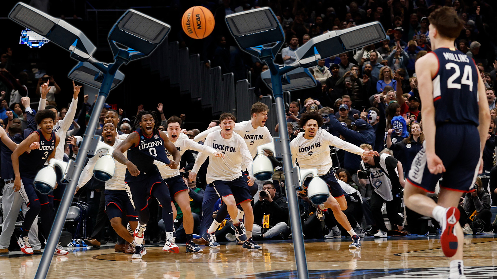 UConn Cannot Jinx Its Basketball Team By Removing Light Posts
